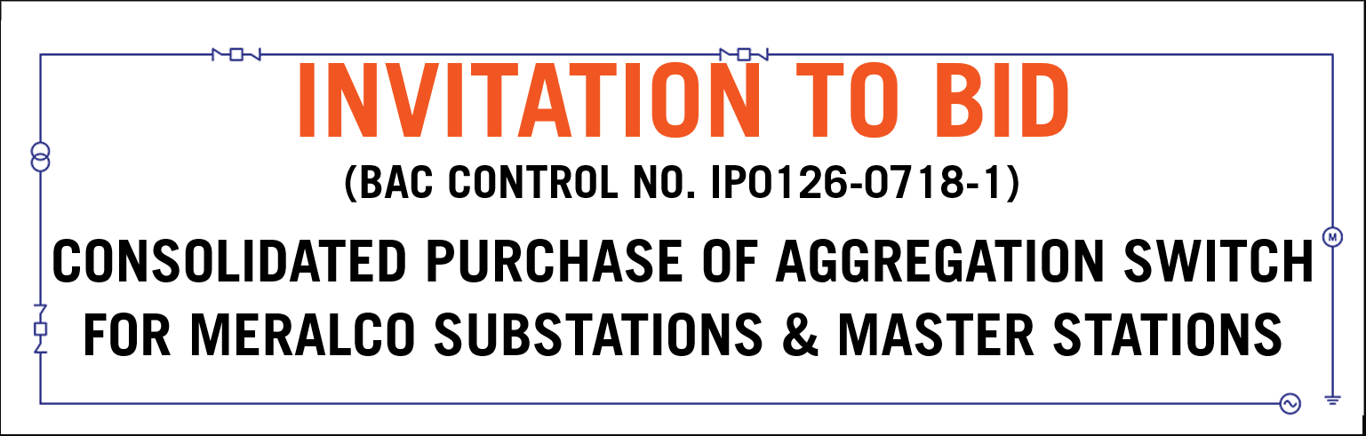 CONSOLIDATED PURCHASE OF AGGREGATION SWITCH FOR MERALCO SUBSTATIONS ...
