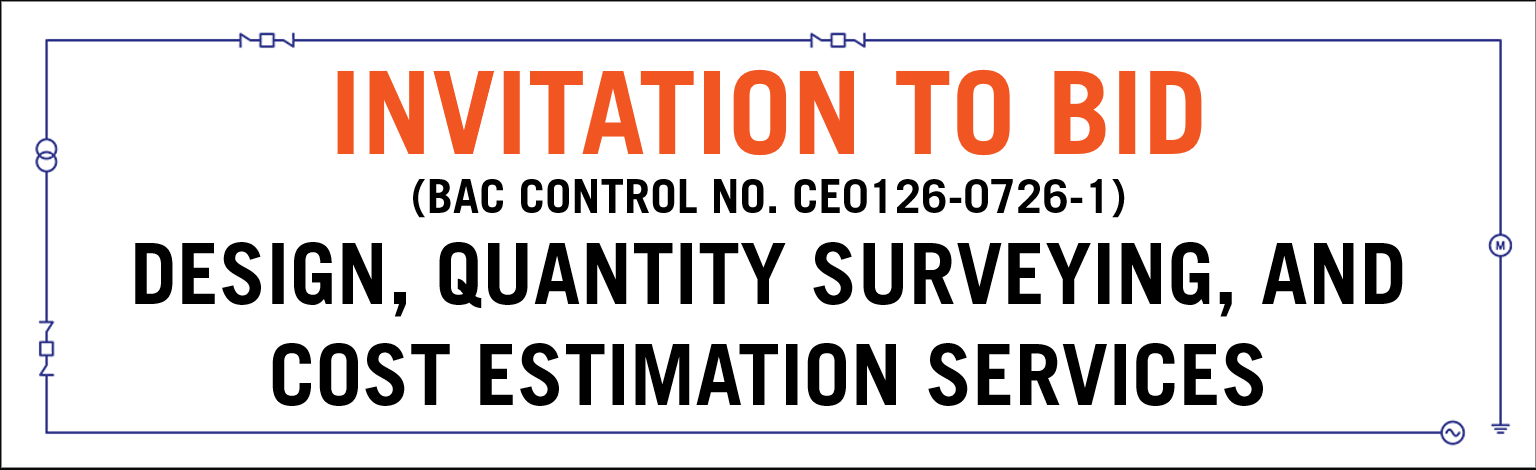 DESIGN, QUANTITY SURVEYING, AND COST ESTIMATION SERVICES (BAC CONTROL ...