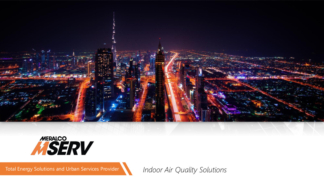 MServ Indoor Air Quality Solutions | Meralco